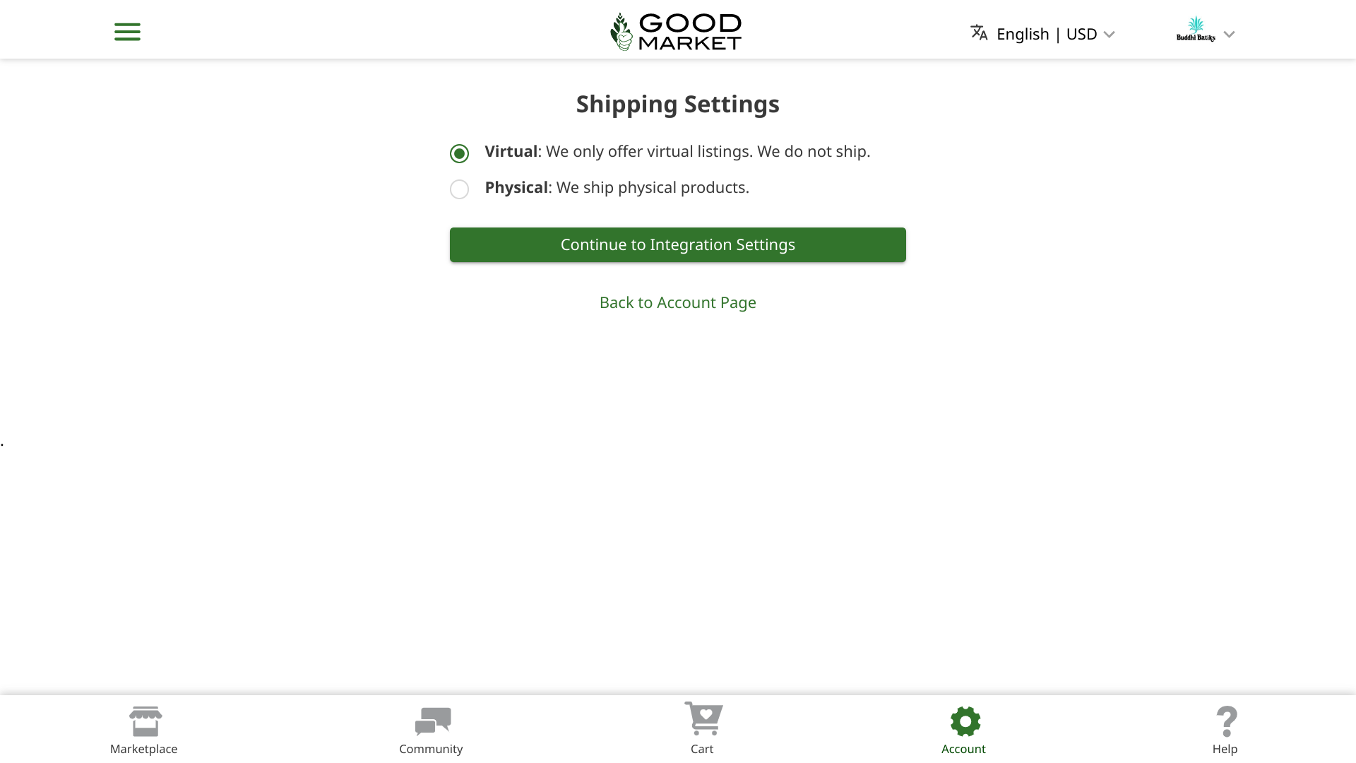 Add to Marketplace | Good Market Info
